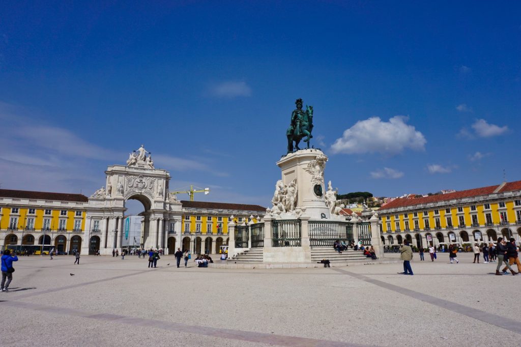 Arco Da Rua Augusta Aussichtspunkt In Lissabon