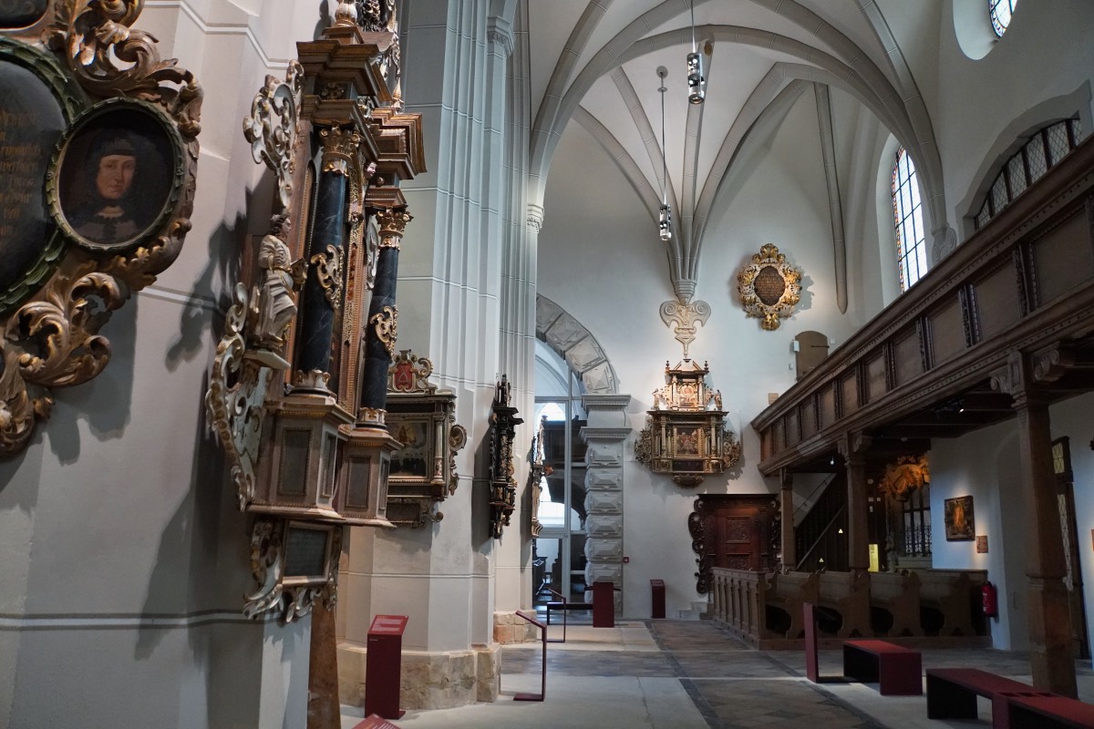 Zittauer Fastentuch in der Kirche zum Heiligen Kreuz