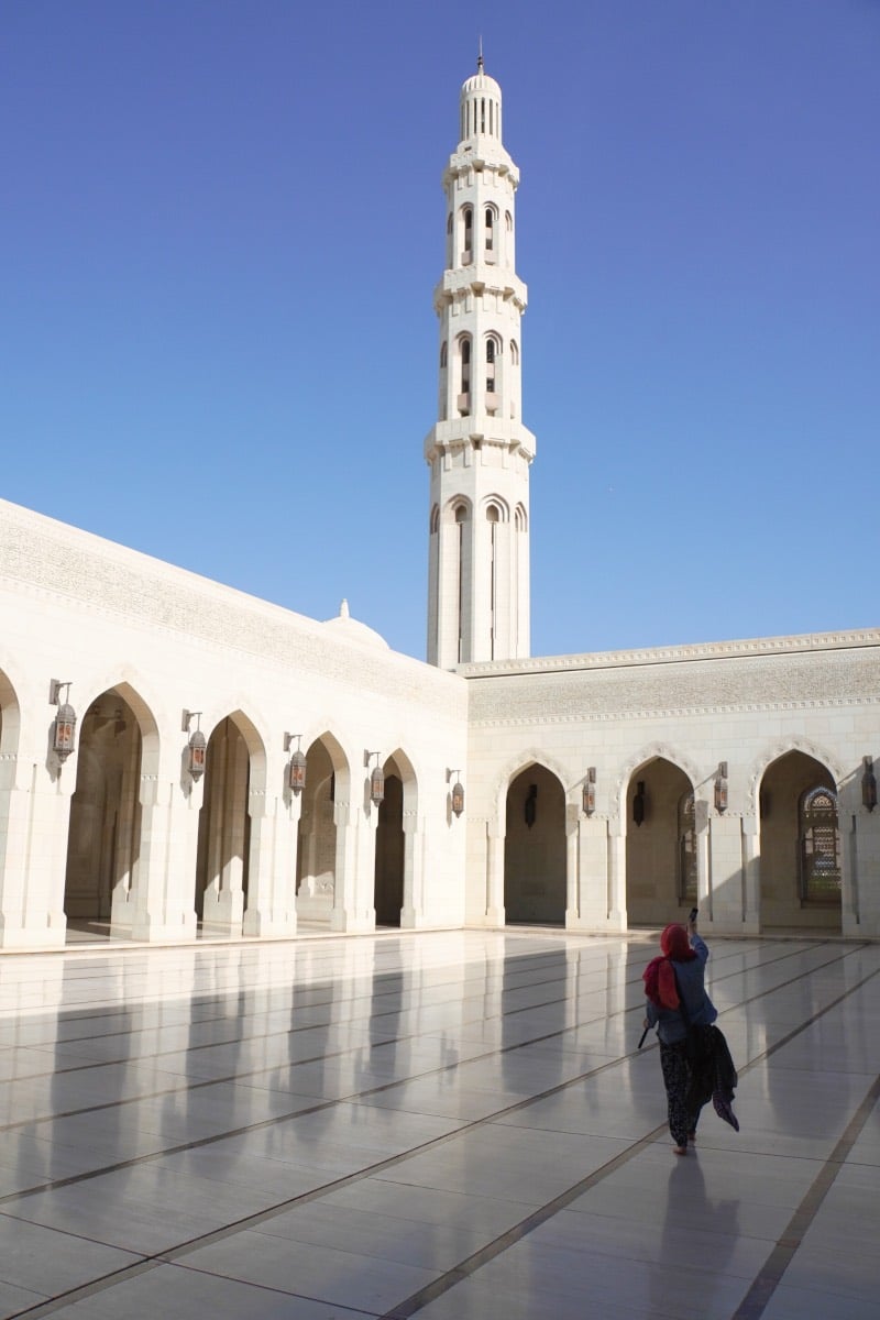 Große Sultan-Qabus-Moschee in Muscat - weltbekanntes Bauwerk