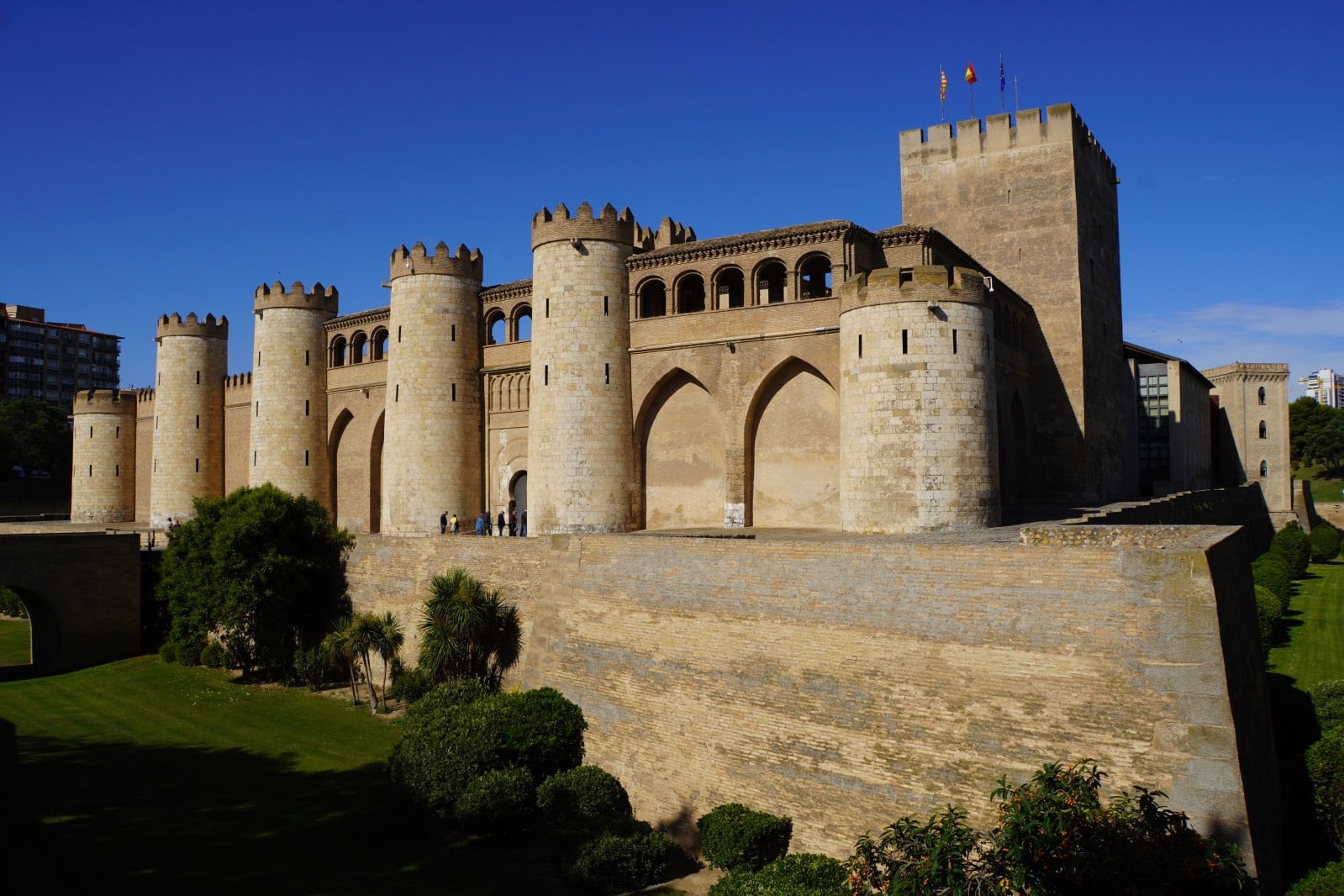 Aljafería Palast in Saragossa