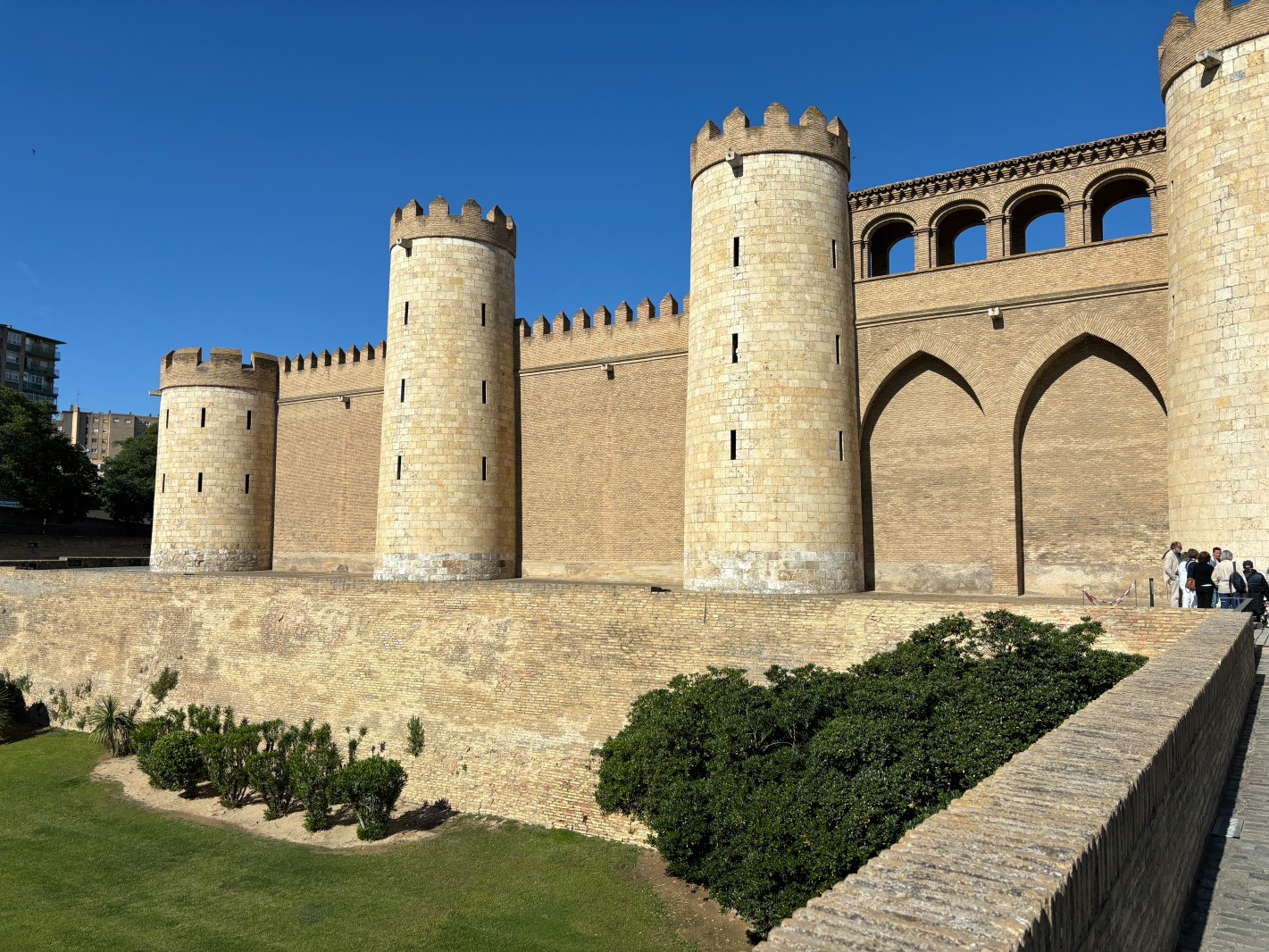 Aljafería Palast in Saragossa