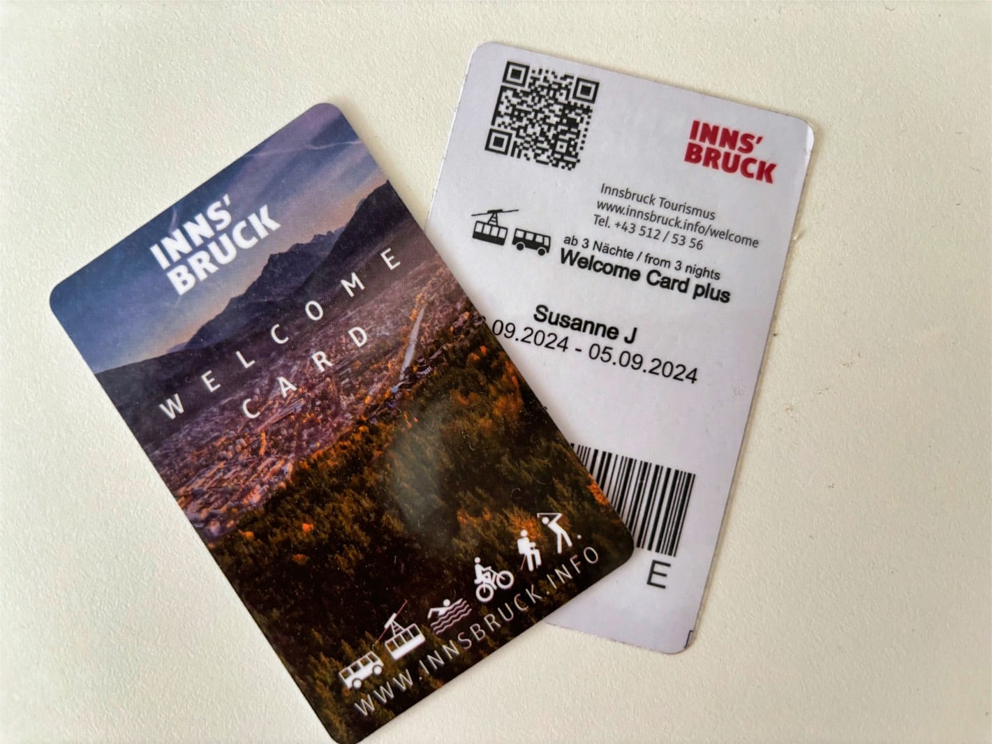 Welcome Card Innsbruck - was bietet die Karte?