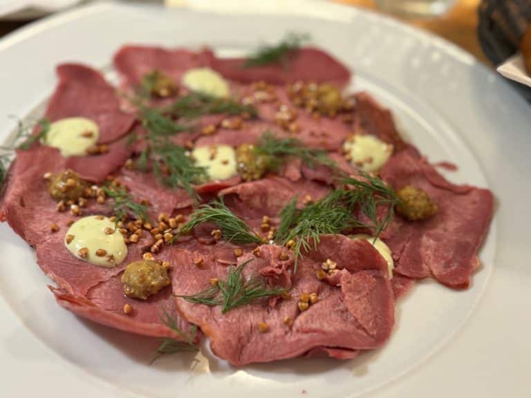 Traditionelles tschechisches Essen in Pilsen